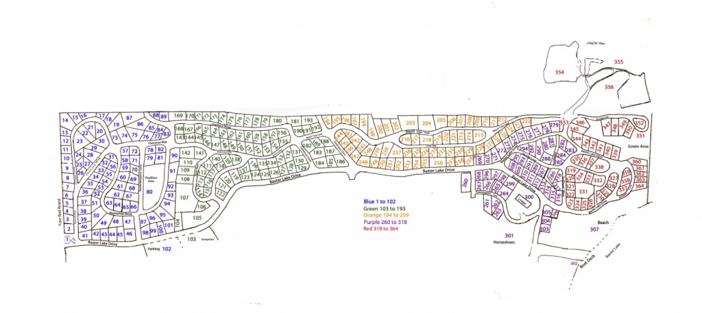Campground Maps - Baxter Lake Recreation Area Association